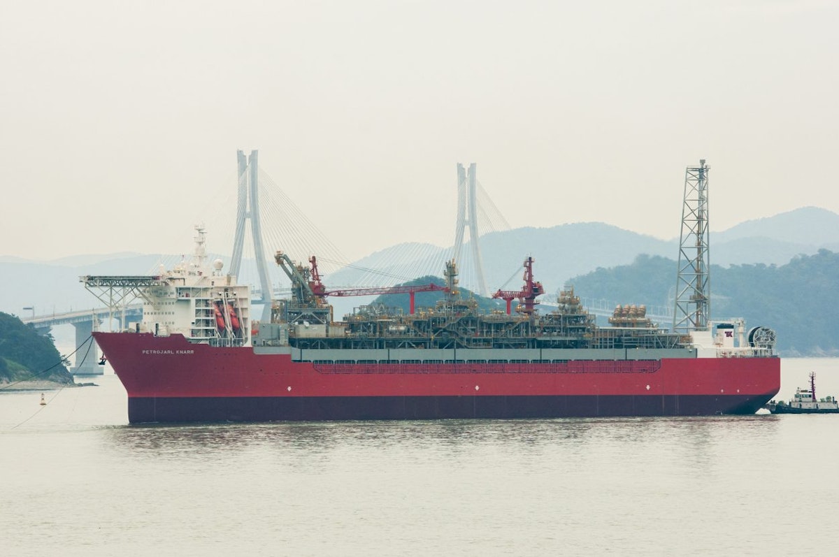 Petrojarl Knarr fourth year anniversary since first oil production ...